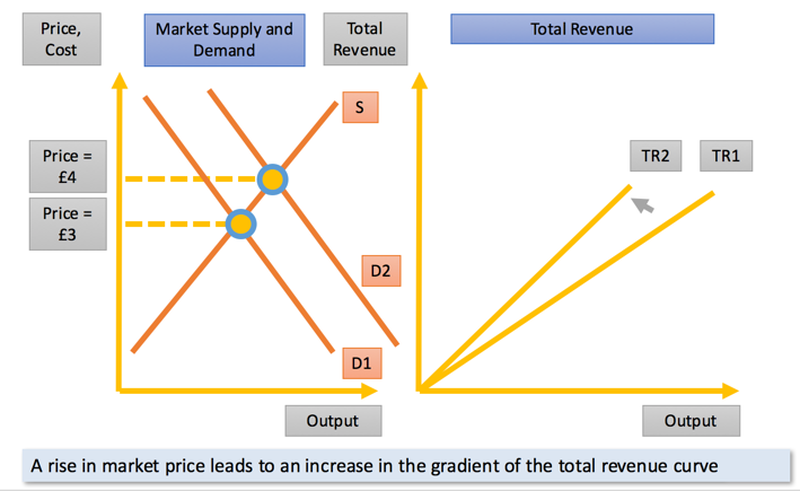 Revenue Curves in Competitive Markets | Economics | tutor2u