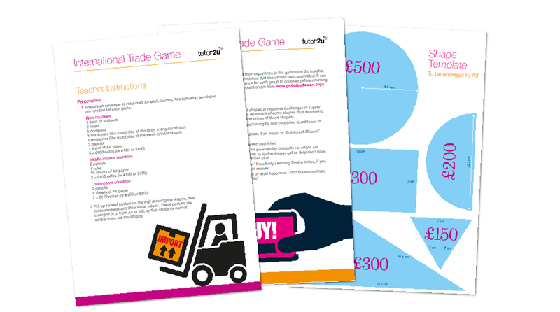 Teaching Activity: The International Trade Game | Economics | tutor2u