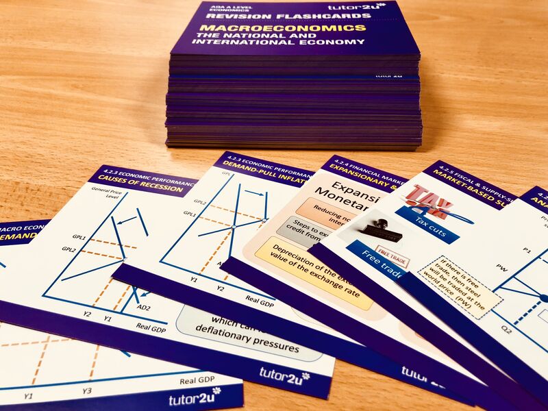 National & International Economy Revision Flashcards for AQA A-Level Economics | Economics | tutor2u