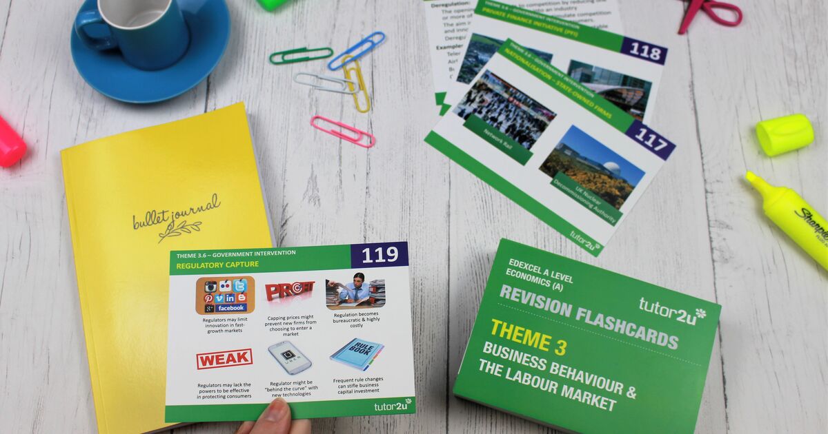 Revision Flashcards for Edexcel A Level Economics | Economics | tutor2u