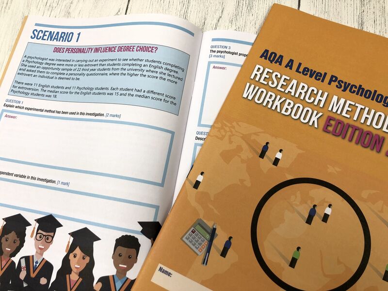 AQA A-Level Psychology Research Methods Workbook (Vol 2) | Psychology ...