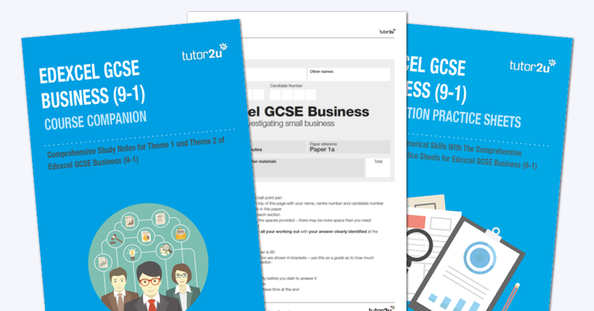 Edexcel GCSE Business (9-1) New Teaching Resources | Business | tutor2u