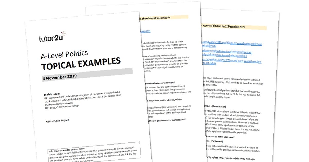 More English devolution | Politics | tutor2u