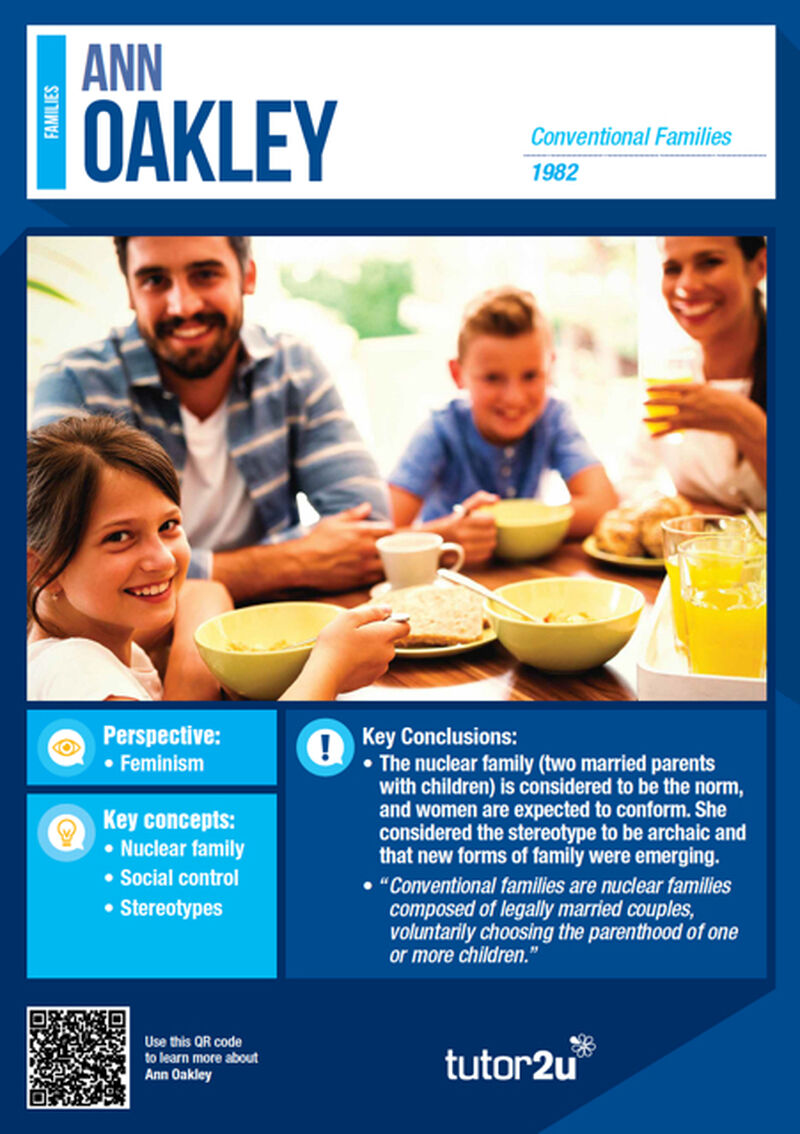 Families: Classic Texts Classroom Posters for GCSE Sociology ...